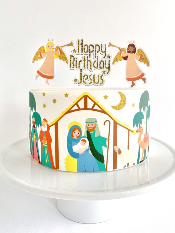Happy Birthday Jesus Cake Happy Birthday Jesus Party | ABCJesusLovesMe