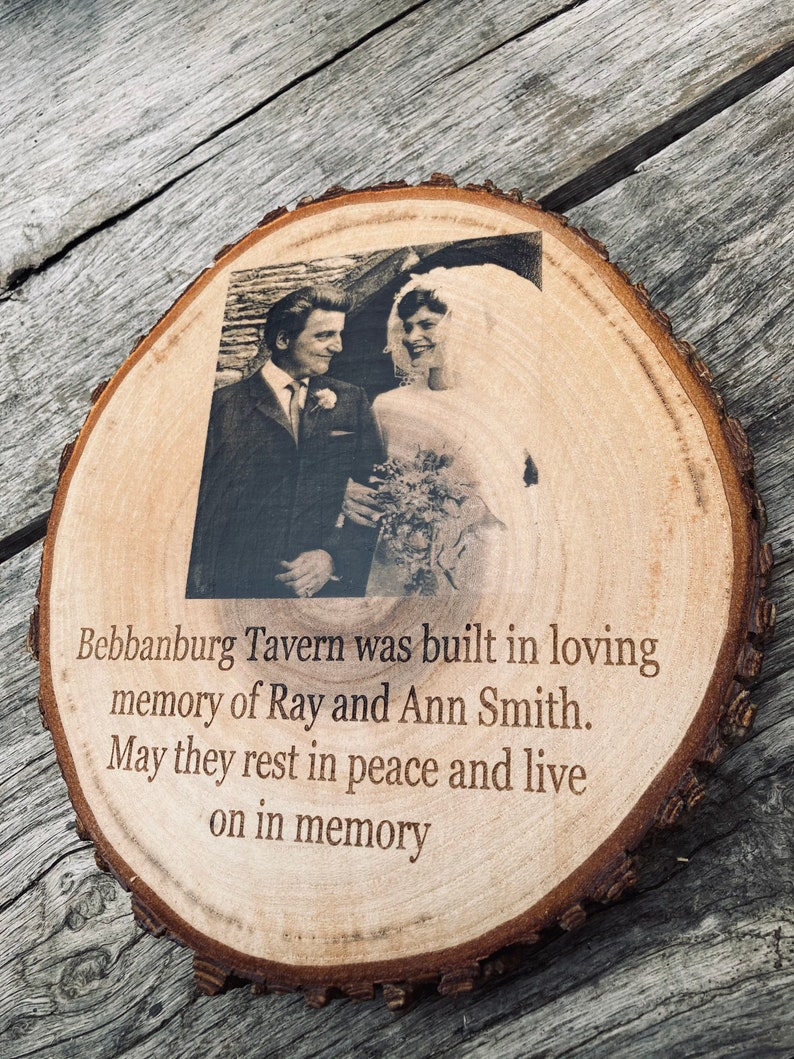 Wooden Memorial Plaque Gravestone Plaque Personalised | Etsy