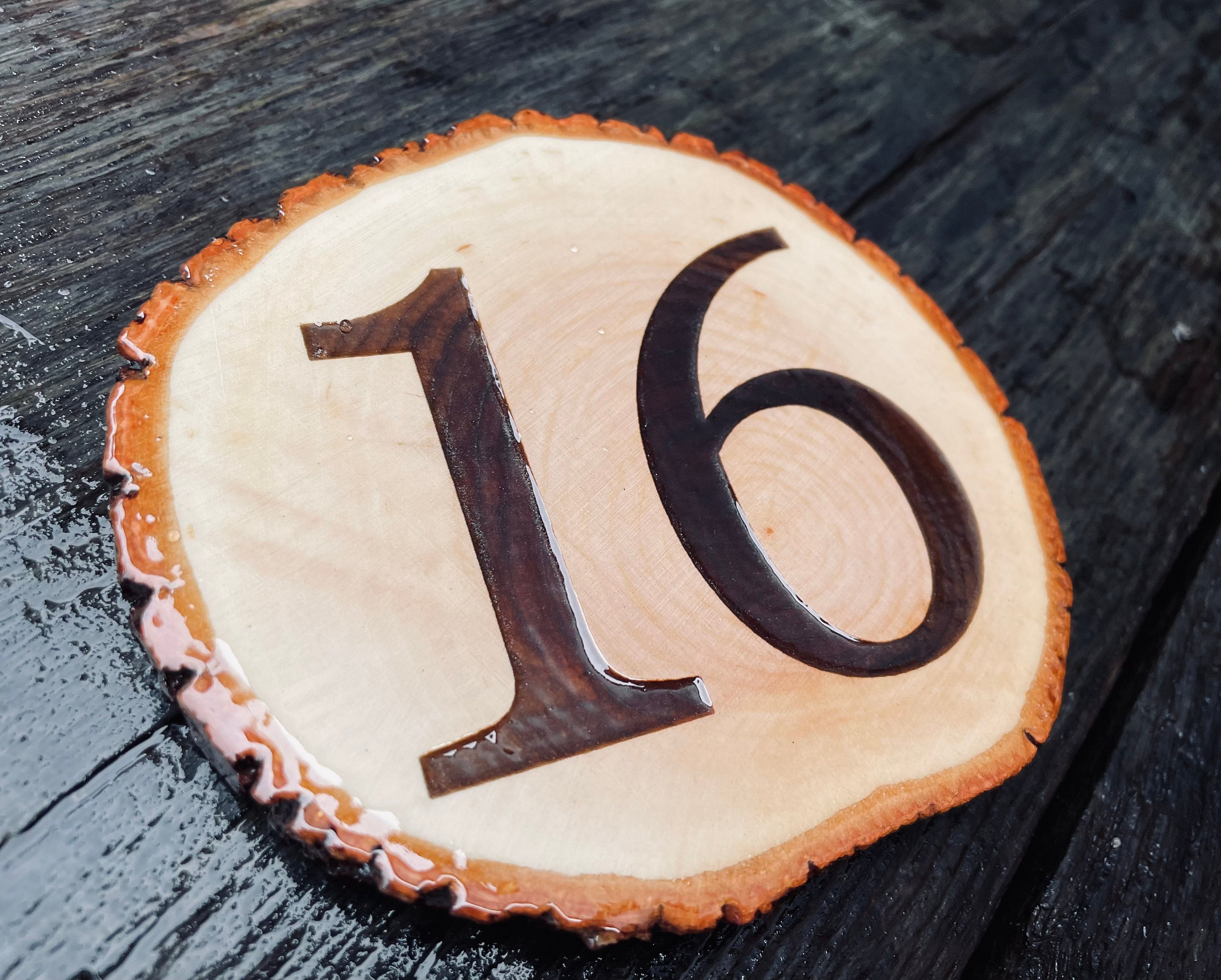 Wooden House Numbers House Number Plaques Engraved Wooden | Etsy