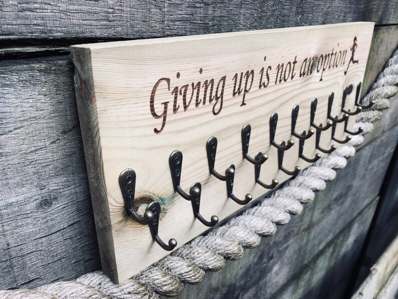 Wooden Medal Hanger Custom Medal Display Medal Holder | Etsy