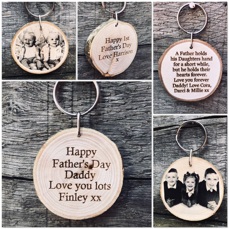 Personalised Engraved Wooden Keyring Handmade Wooden Keyring | Etsy