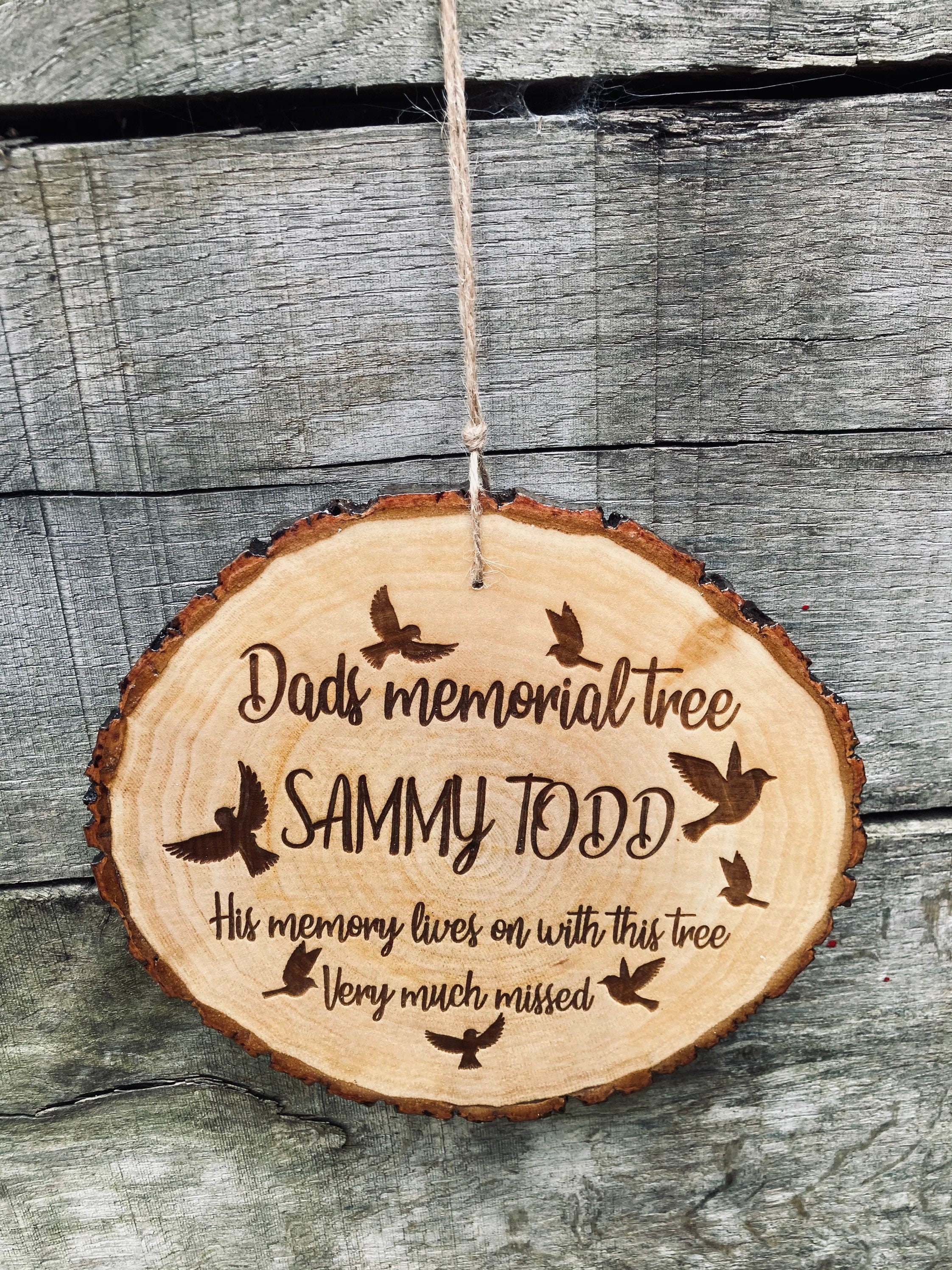 Memorial Hanging Plaques Memorial Plaques Gravestone - Etsy UK