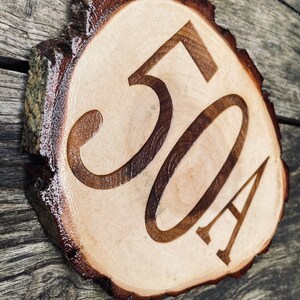 Small House Numbers, Wooden Number Plaques, Engraved Wooden Number ...