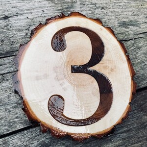 Small House Numbers, Wooden Number Plaques, Engraved Wooden Number ...