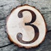 Small House Numbers, Wooden Number Plaques, Engraved Wooden Number ...