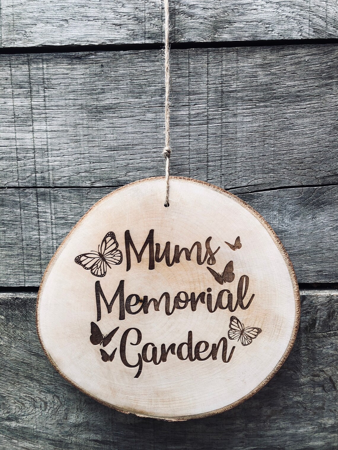 Memorial Hanging Plaques Memorial Plaques Gravestone | Etsy UK