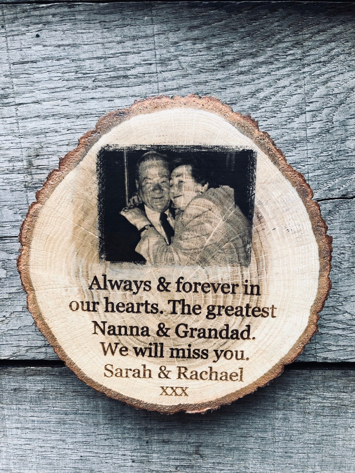 Wooden Memorial Plaque Gravestone Plaque Personalised | Etsy