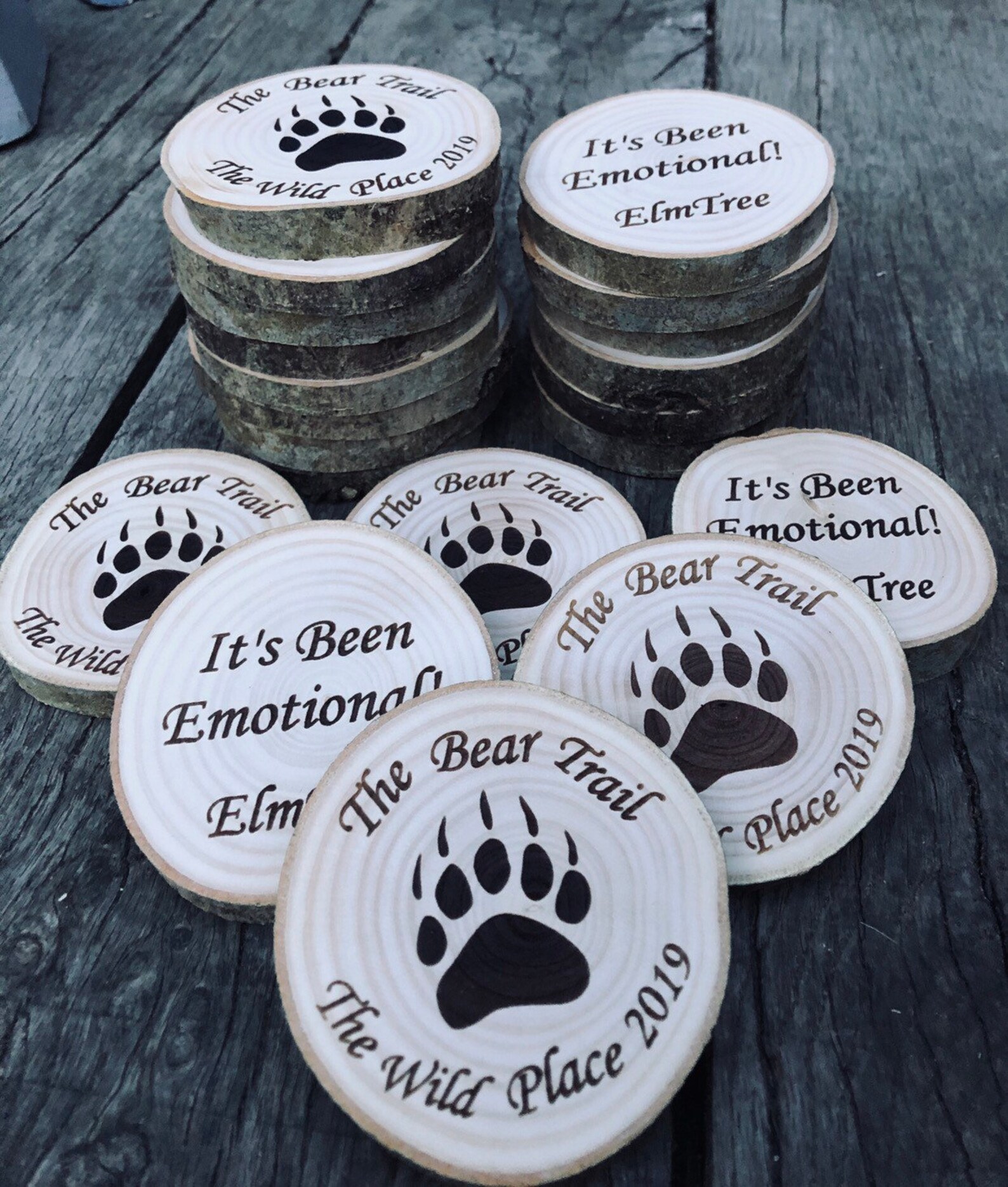 Wooden Table Coasters Personalised Wooden Coasters Wooden - Etsy UK