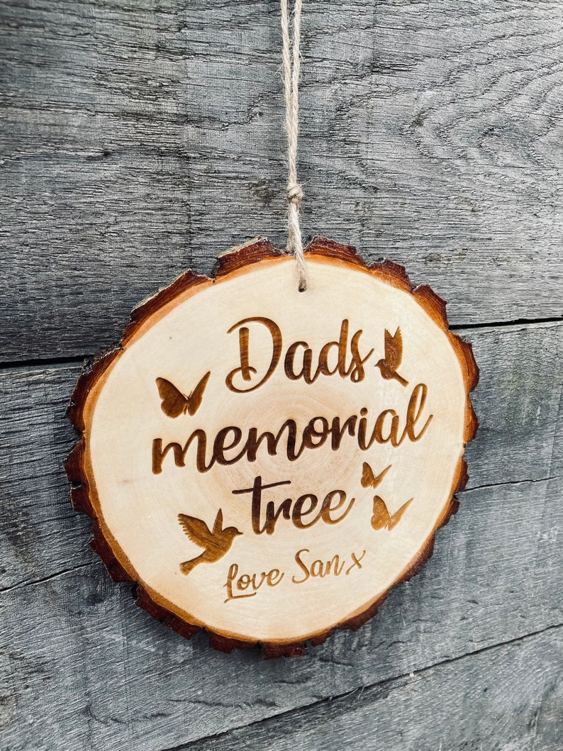 Memorial Hanging Plaques Memorial Plaques Gravestone - Etsy UK