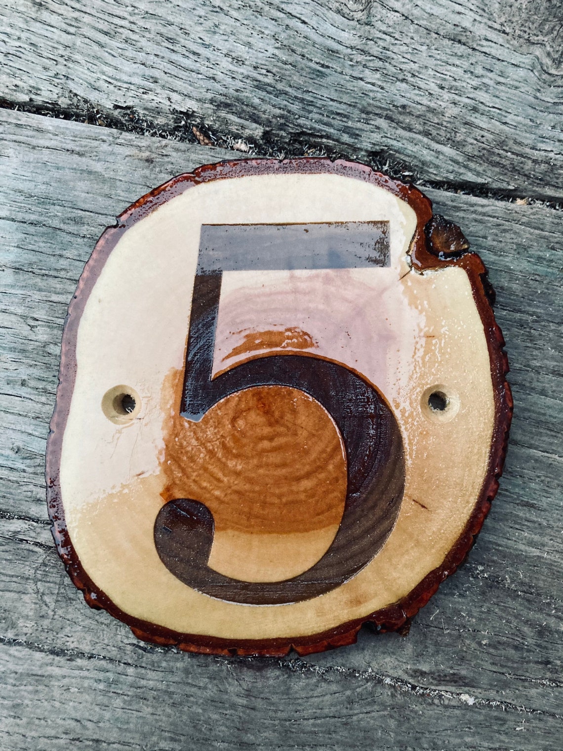 Wooden House Numbers House Number Plaques Engraved Wooden | Etsy