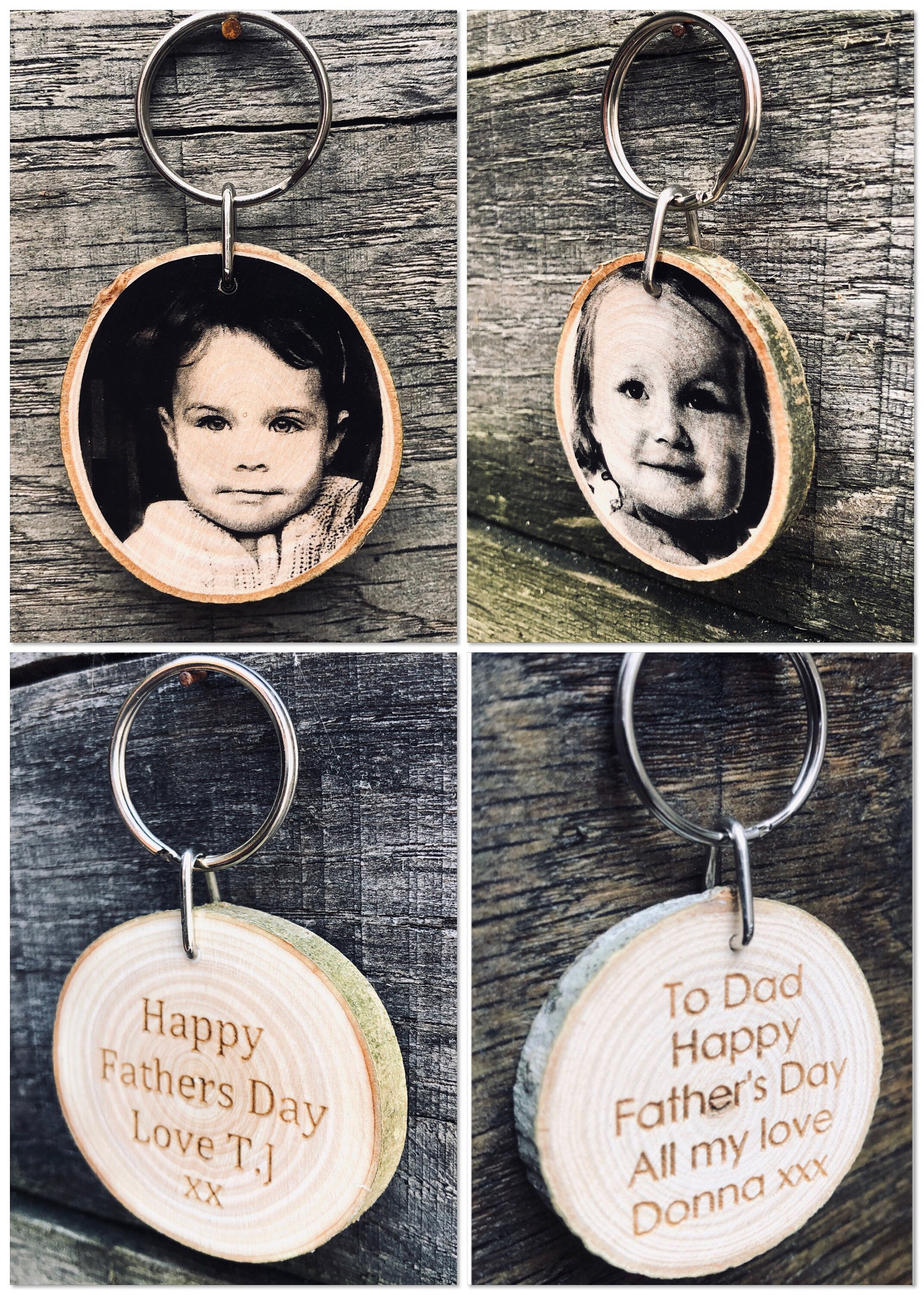 Personalised Wooden Keyring Personalised Wooden Mothers Gift - Etsy