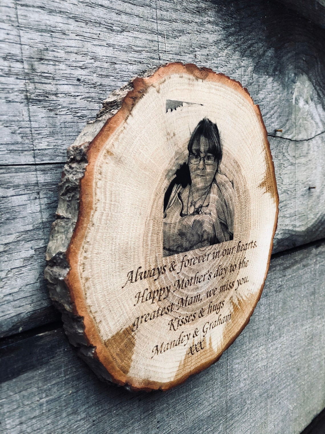 Wooden Memorial Plaque Gravestone Plaque Personalised | Etsy