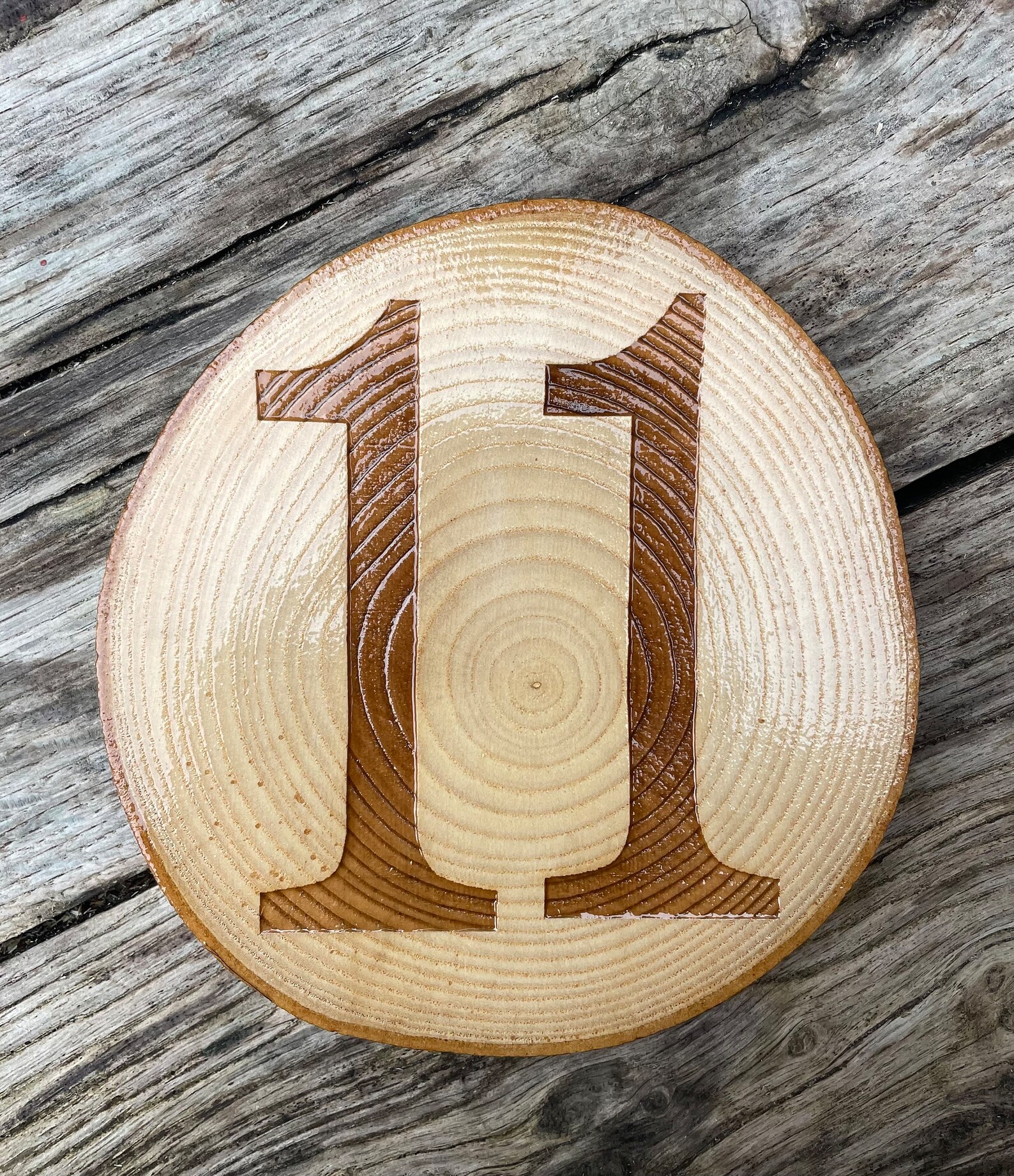 Wooden House Numbers, House Number Plaques, Engraved Wooden Number ...