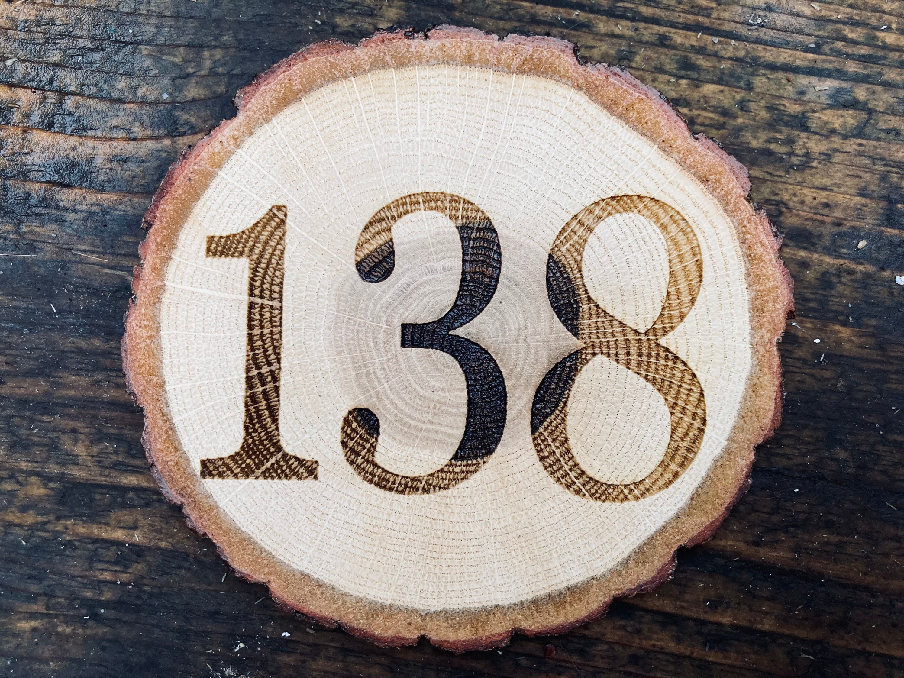 Números de casa de madera placas de número de casa señales | Etsy