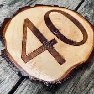 Small House Numbers, Wooden Number Plaques, Engraved Wooden Number ...