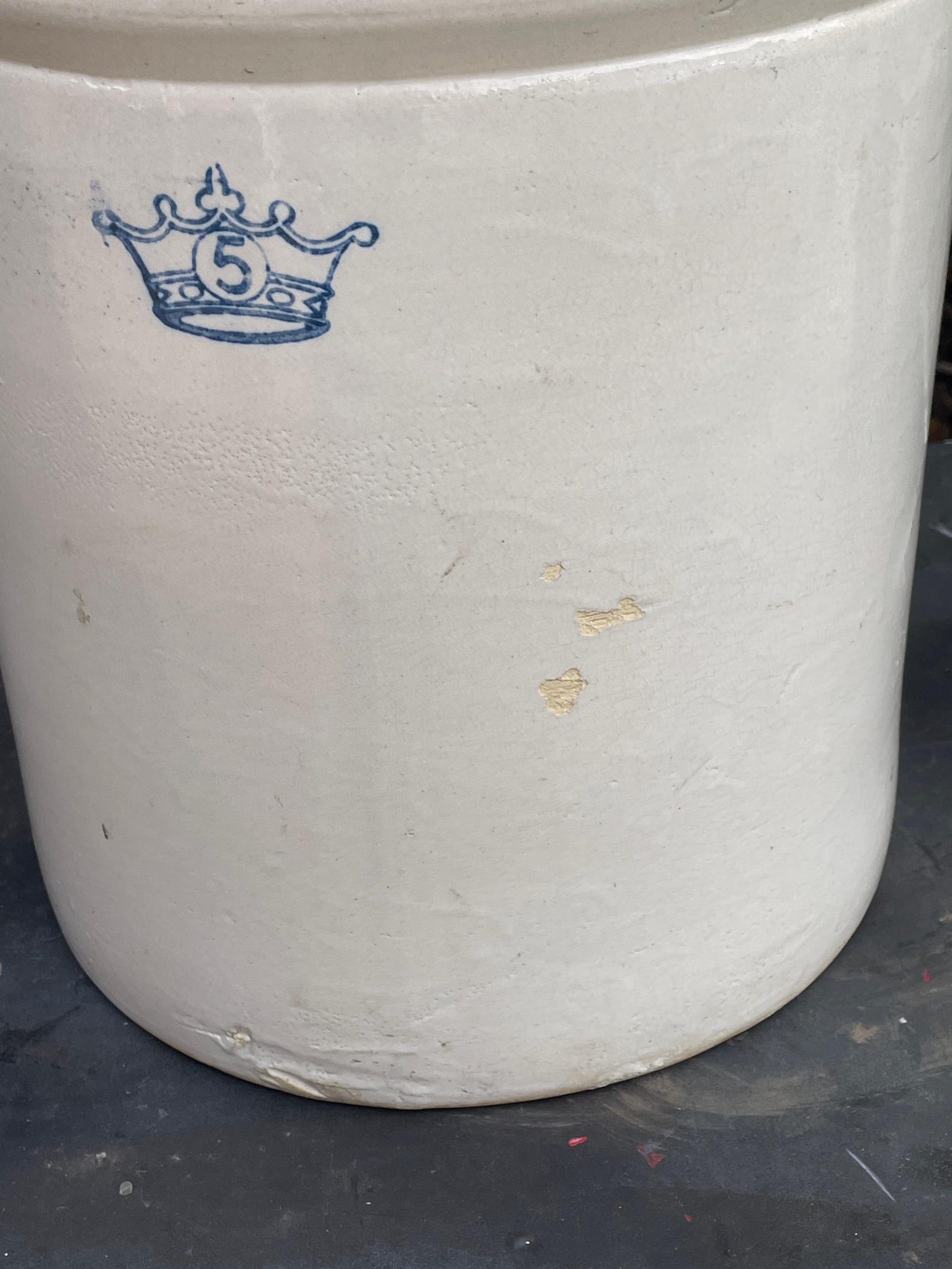 5 Gallon Crown Ransbottom Crock 14 X 12 Pickling Sauerkraut Storage ...