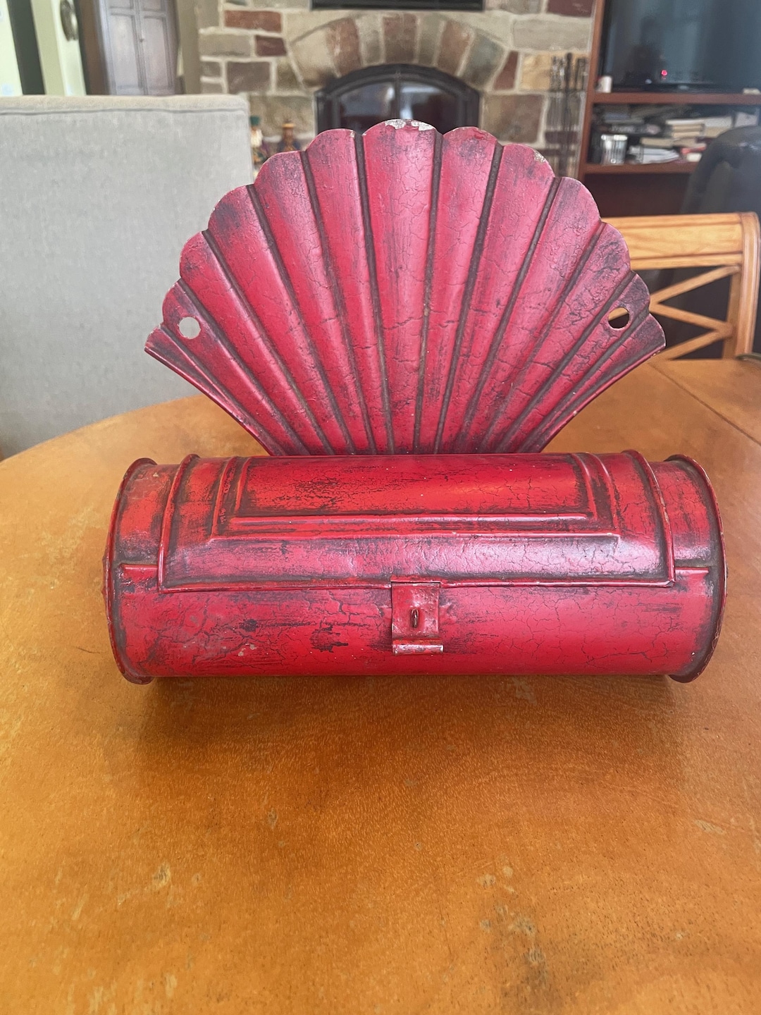 Vintage Tin Hanging Candle Box W/pinwheel Design Ends 11 1/2" by 10" - Etsy