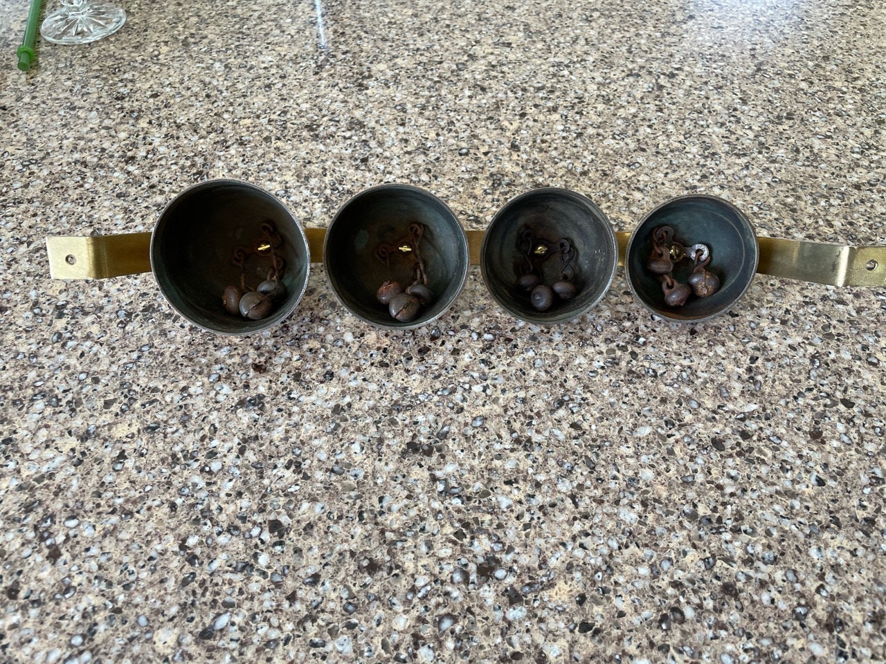 Beautiful Set of Four Brass Graduated Sleigh Bells | Etsy