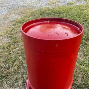 BEAUTIFUL 10 Gallon Red Milk Can Country Cowboy Patio Decoration - Etsy