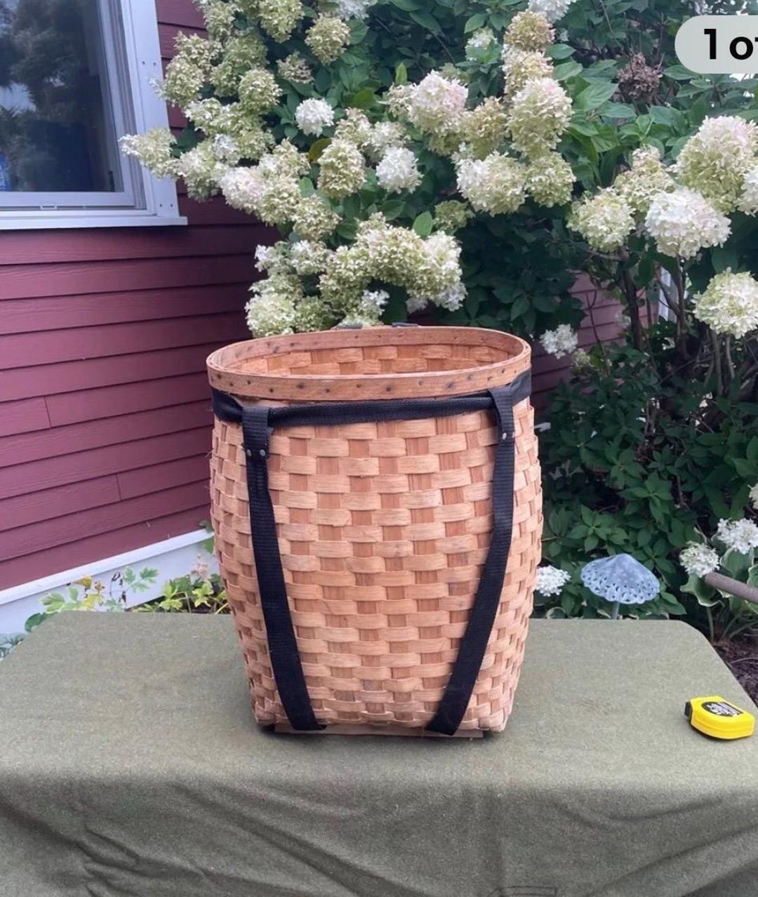 Adirondack Vintage Large Trappers Backpack Gathering Basket Primitive ...