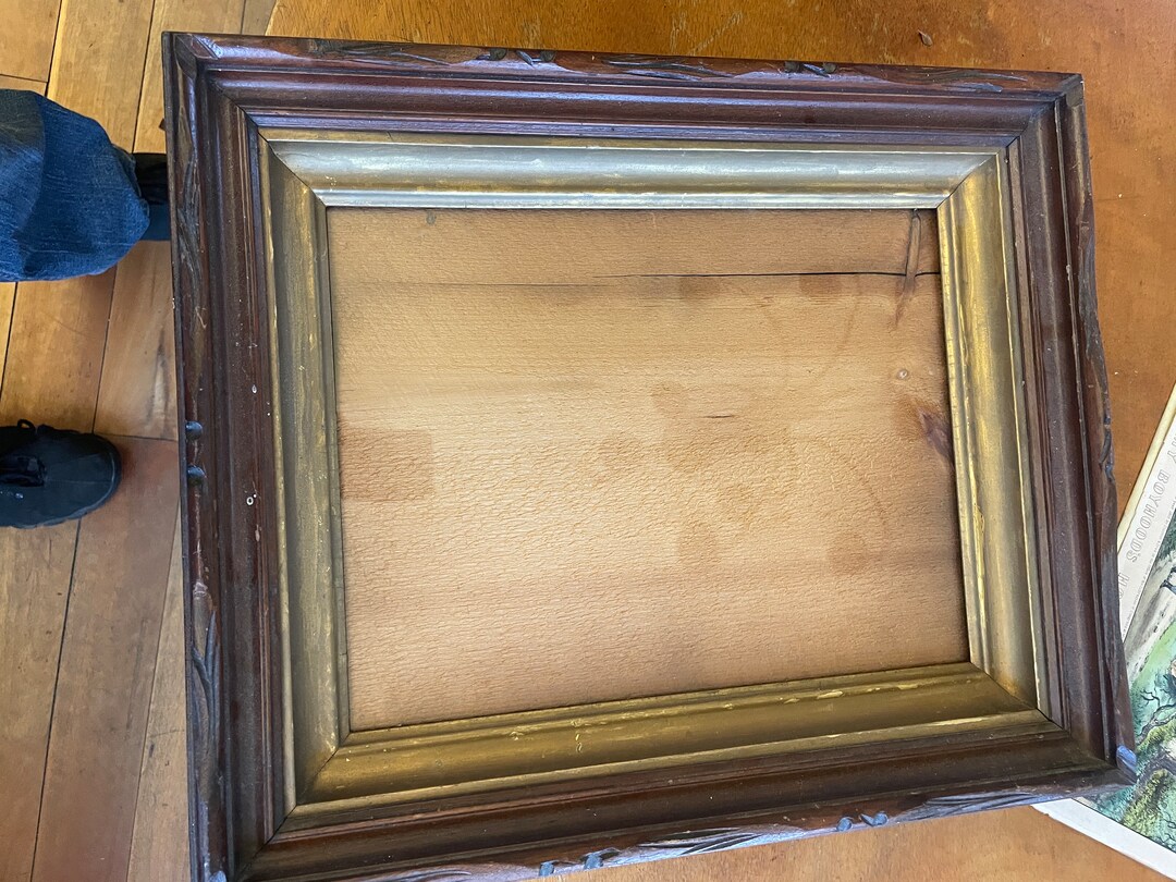Antique Victorian Carved Wood Frame Deep Well Fits 10 X 14 Eastlake ...