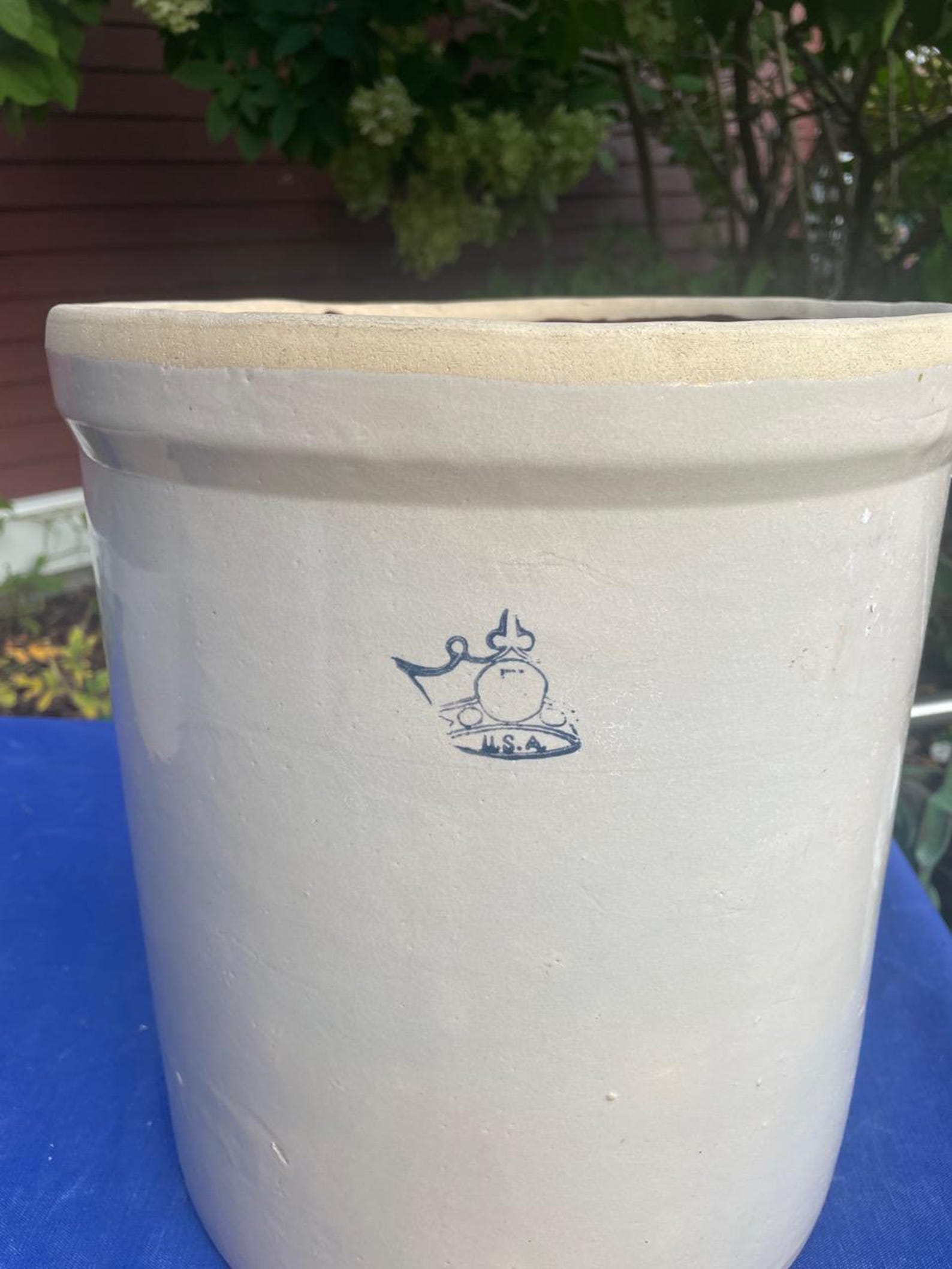 Wonderful 5 Gallon Crown Ransbottom Crock 14 X 12 Pickling Sauerkraut ...