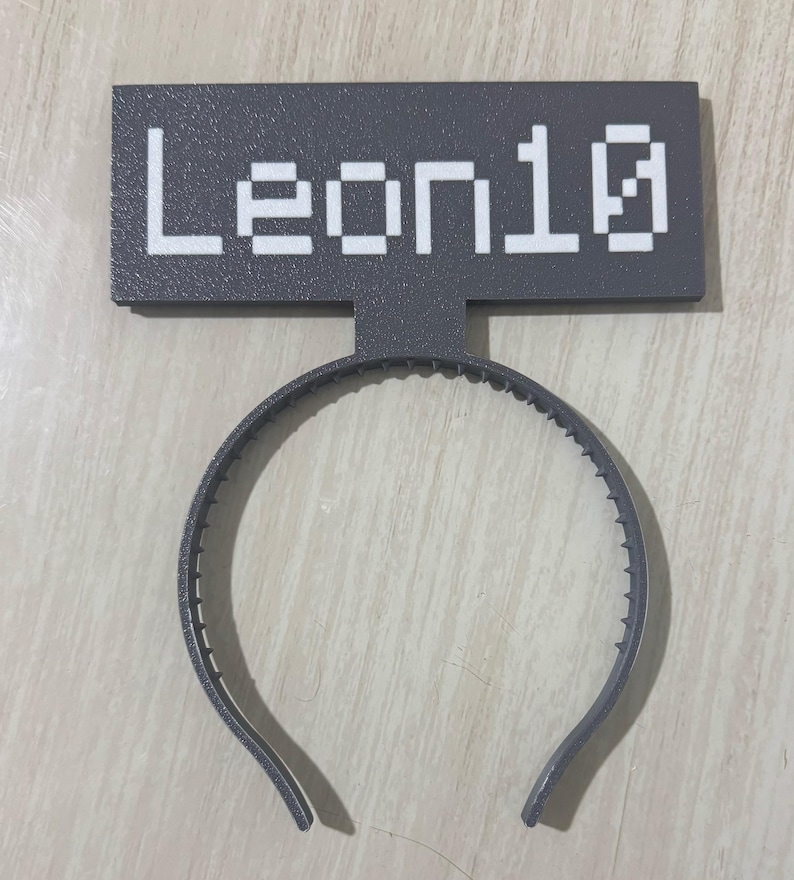 Minecraft Headband Personalized | Custom Gamer Name Headband ...