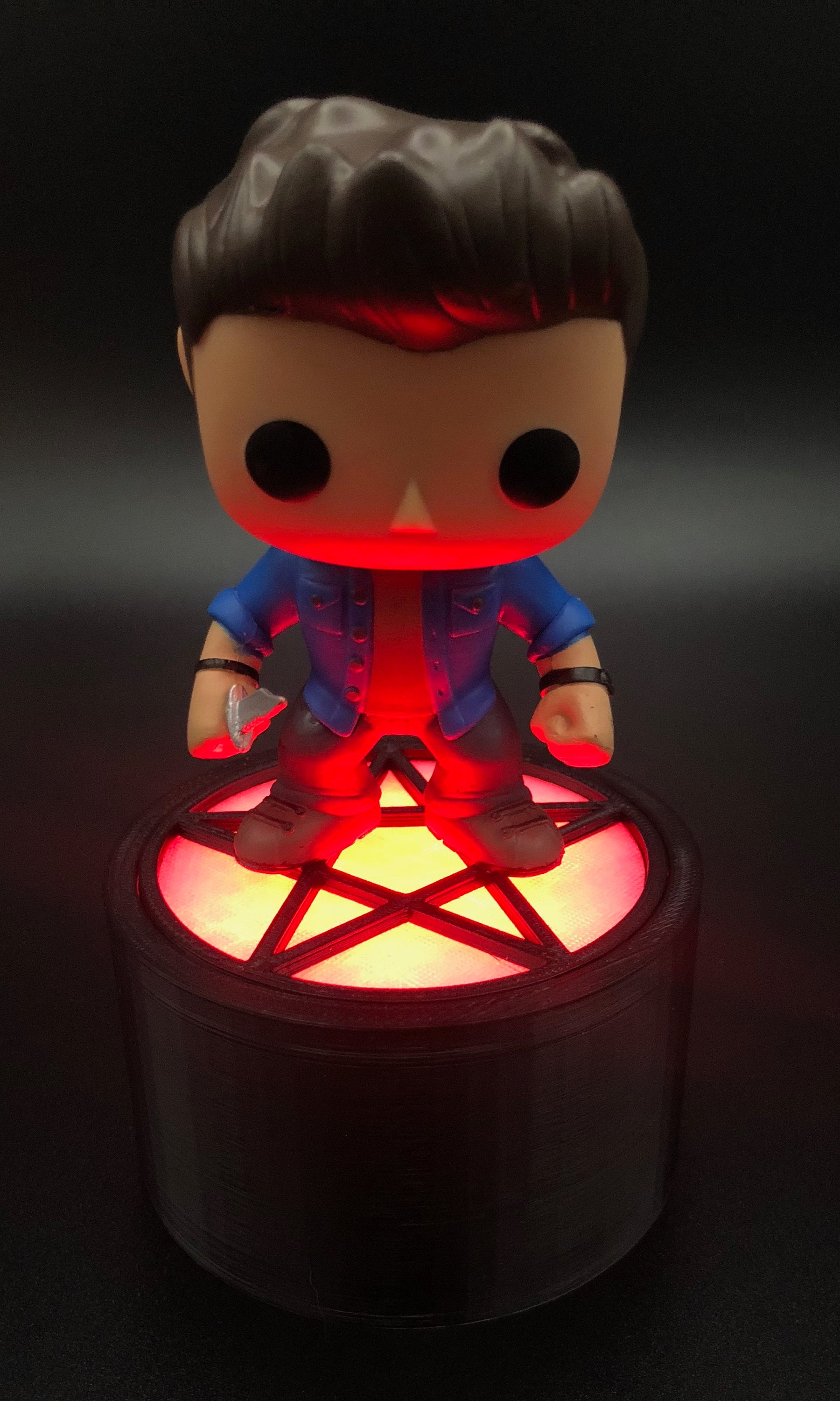 Funko Pop Supernatural Display Stand With LED Light funko Pop | Etsy