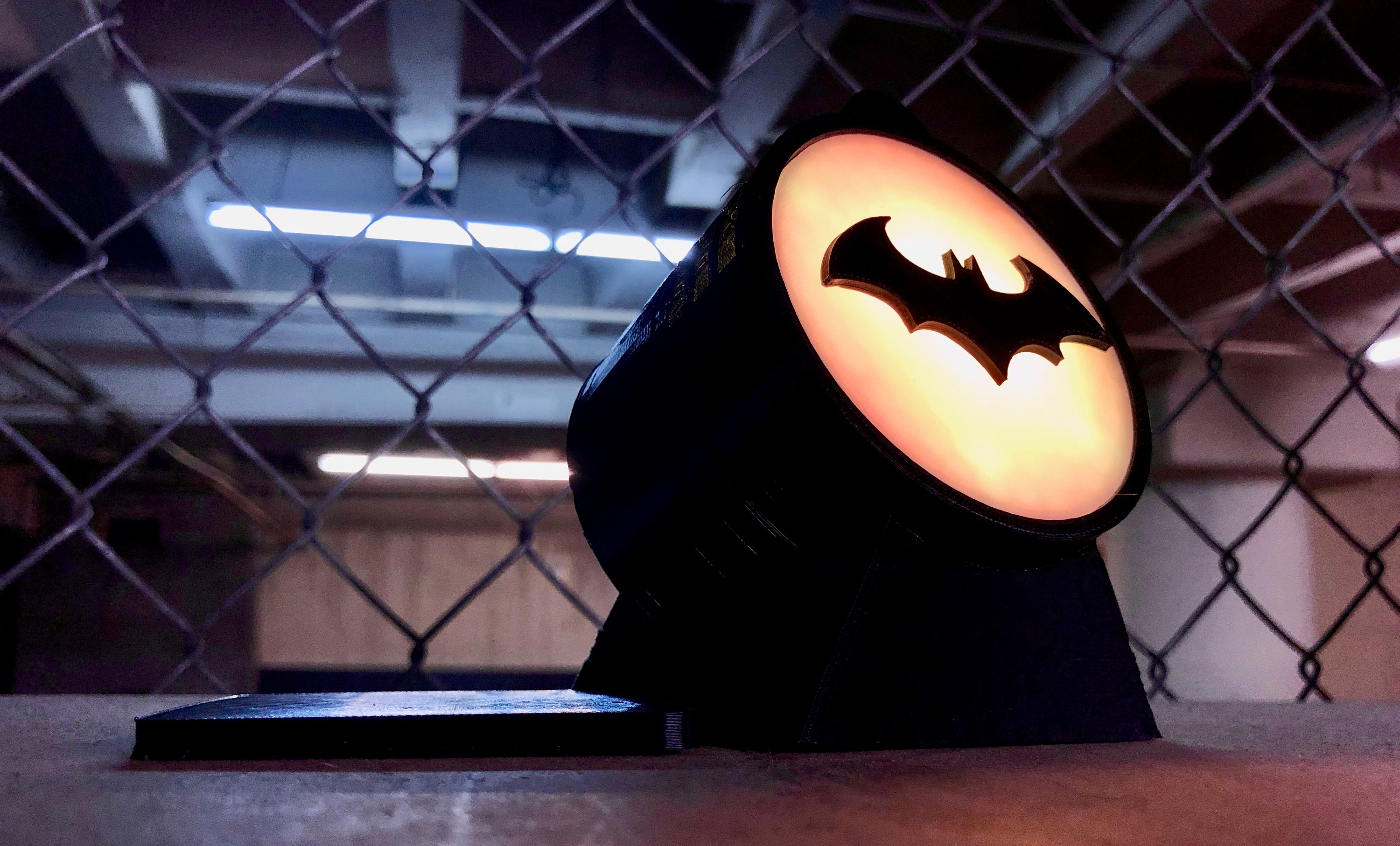 Funko Pop Batman Display Stand With Bat Signal and LED Light - Etsy UK