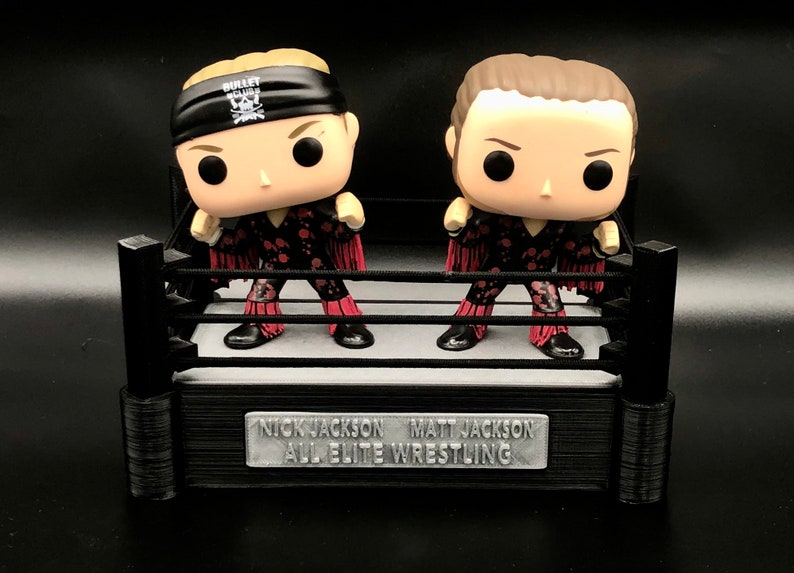 Funko Pop WWE AEW NJPW Wrestling Tag Team Ring Custom Made 3D - Etsy