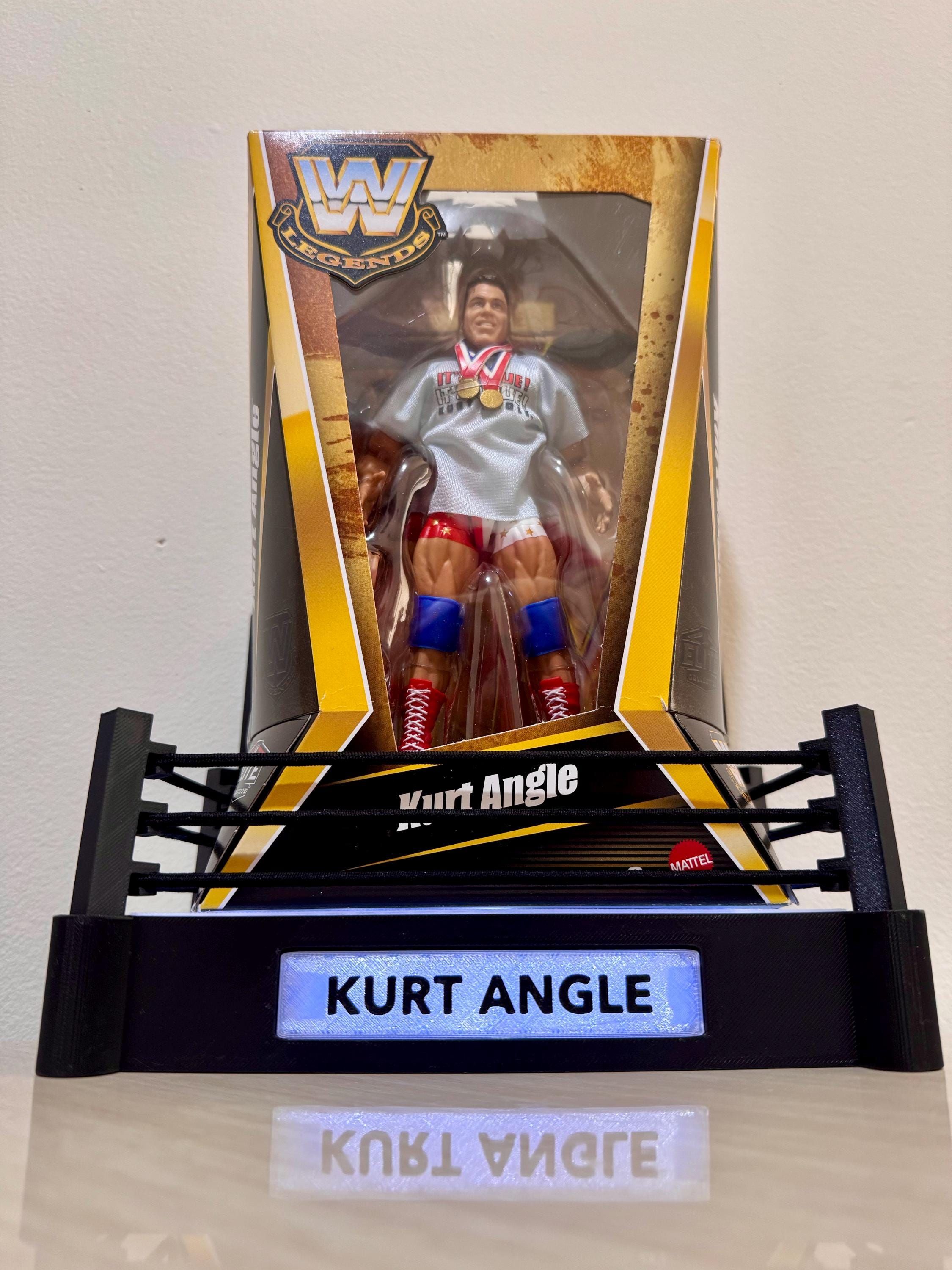 Wall-mounted Wrestling Ring Display Stand for WWE, AEW, and WCW Figures ...