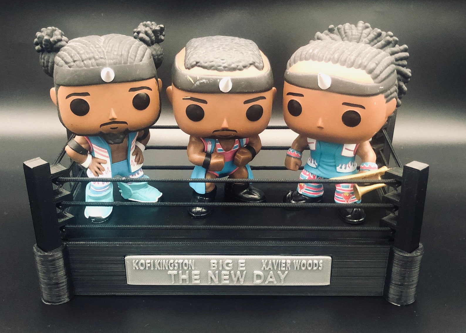 Funko Pop WWE AEW Wrestling Trio Ring Custom Made 3D Print - Etsy