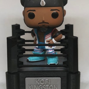Funko Pop WWE AEW NJPW Wrestling Ring Display Stand Custom Base/ Cake ...