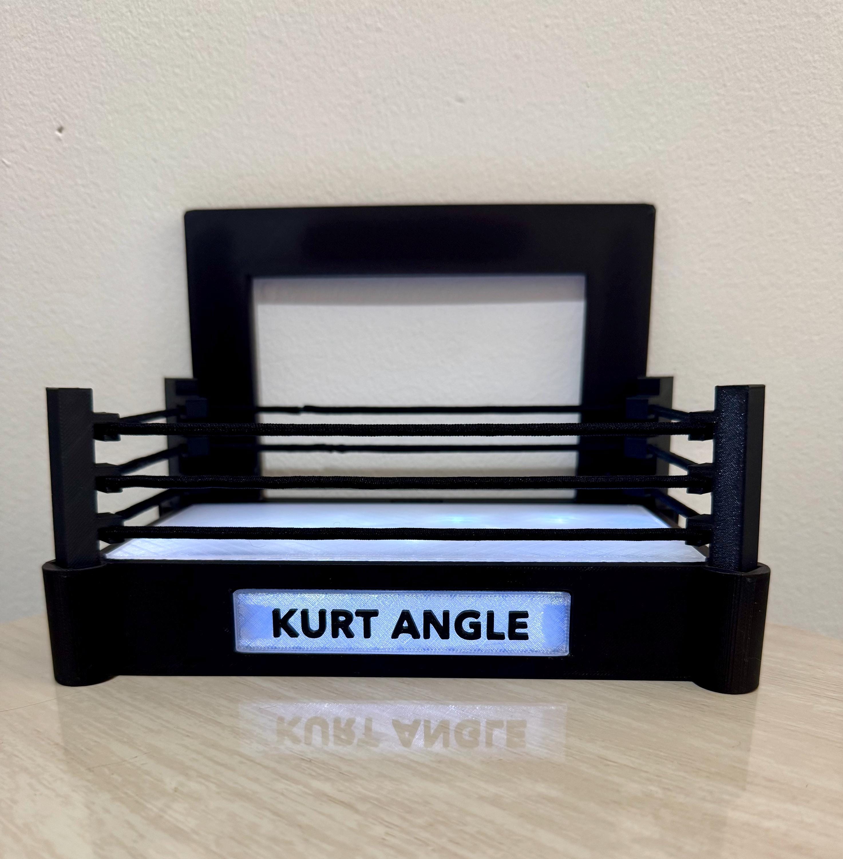 Wall-mounted Wrestling Ring Display Stand for WWE, AEW, and WCW Figures ...
