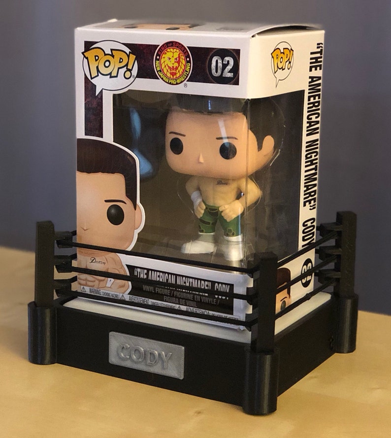 Funko Pop WWE AEW NJPW Wrestling Ring Display Stand for Inbox - Etsy