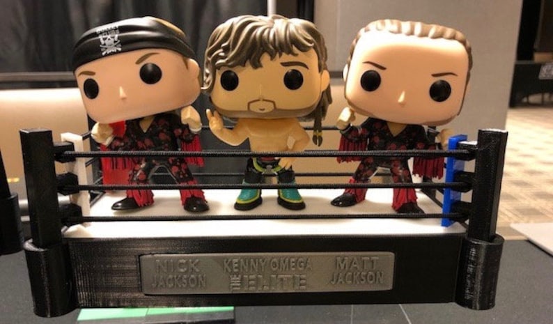 Funko Pop WWE AEW Wrestling Trio Ring Custom Made 3D Print - Etsy