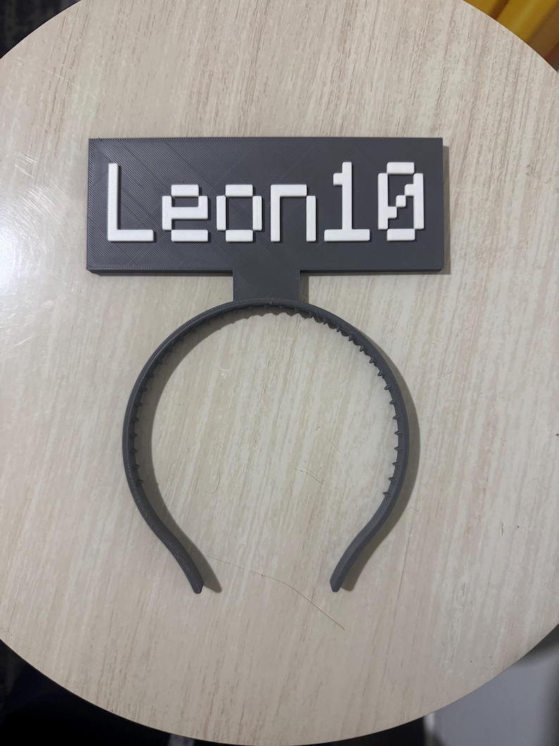 Minecraft Headband Personalized | Custom Gamer Name Headband ...