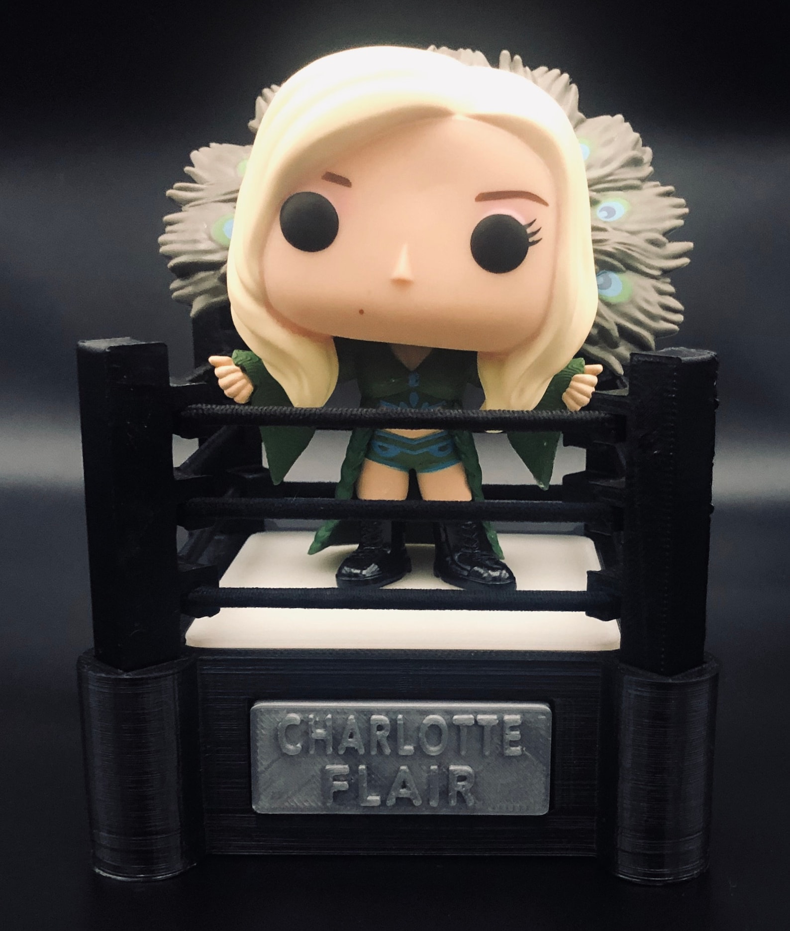 Funko Pop WWE AEW NJPW Wrestling Ring Display Stand Custom - Etsy