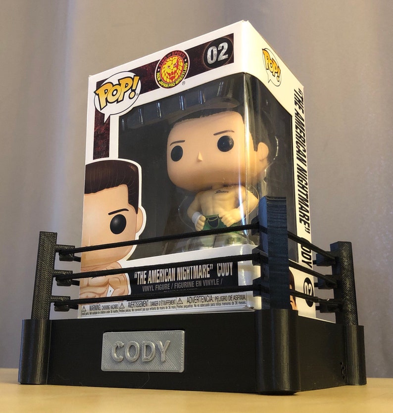 Funko Pop WWE AEW NJPW Wrestling Ring Display Stand for Inbox - Etsy