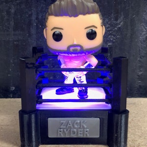 Funko Pop WWE AEW NJPW Wrestling Ring Display Stand Custom Base/ Cake ...