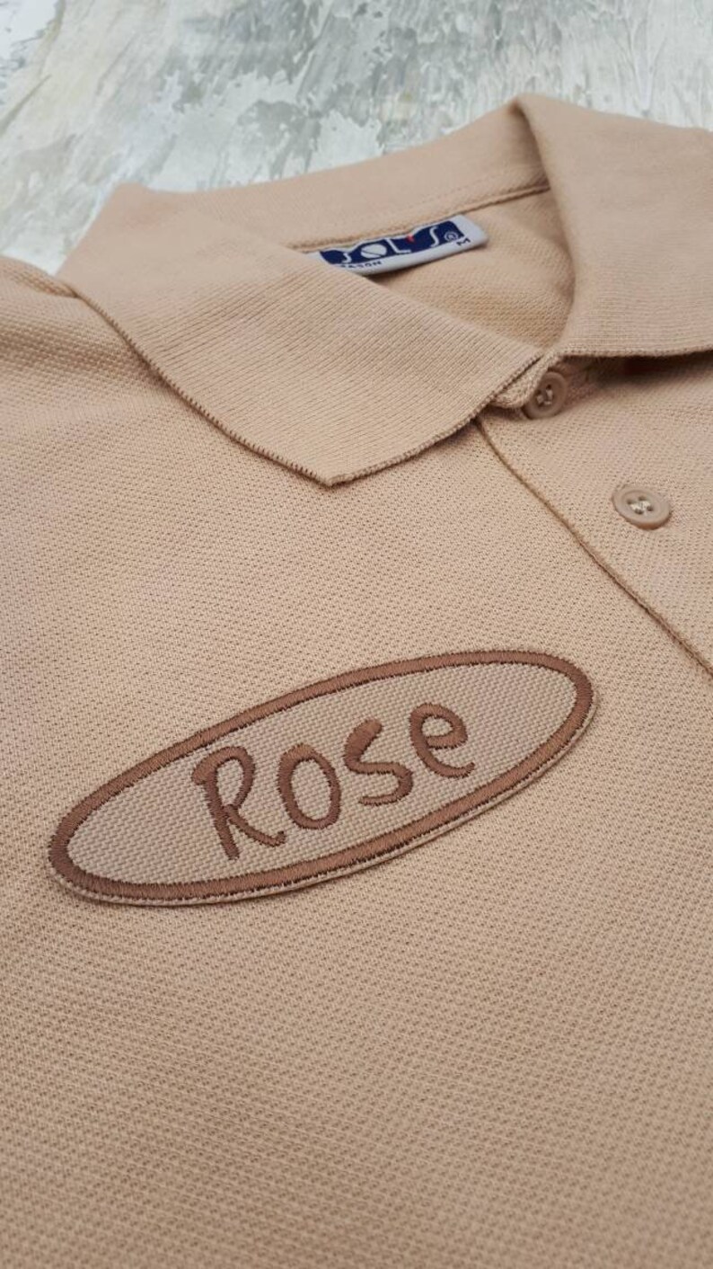 Name label Custom made embroidered name Iron on name tag | Etsy