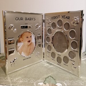 No Extra Duty, Customized Baby 1st Year Collage Frame, Personalized ...