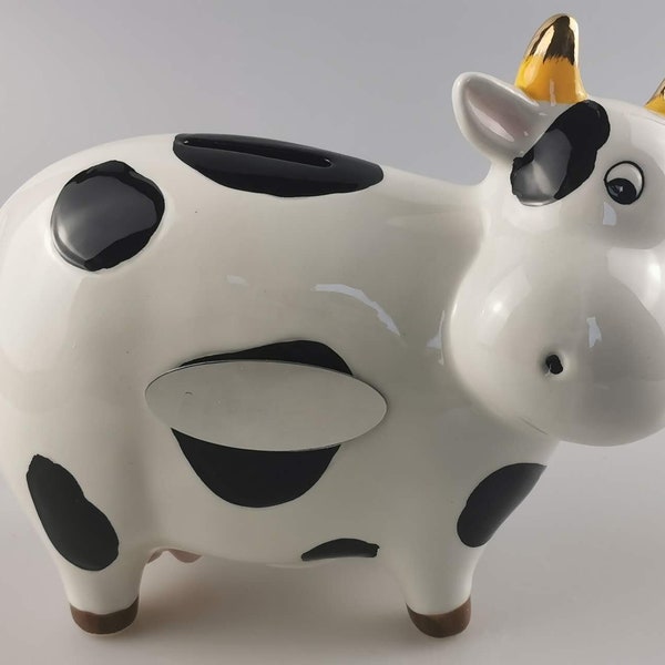 Cow Bank - Etsy