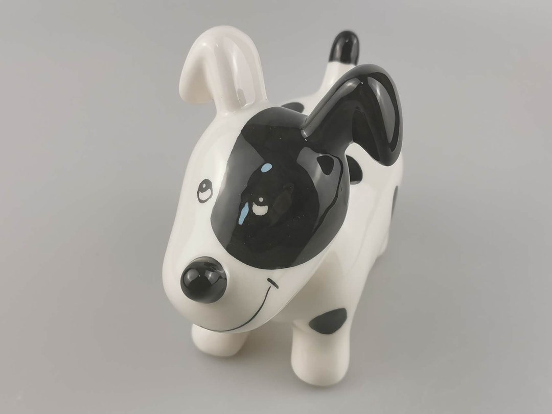 Engraved Dog Piggy Bank, Customized Puppy Coin Bank, Personalized Money ...