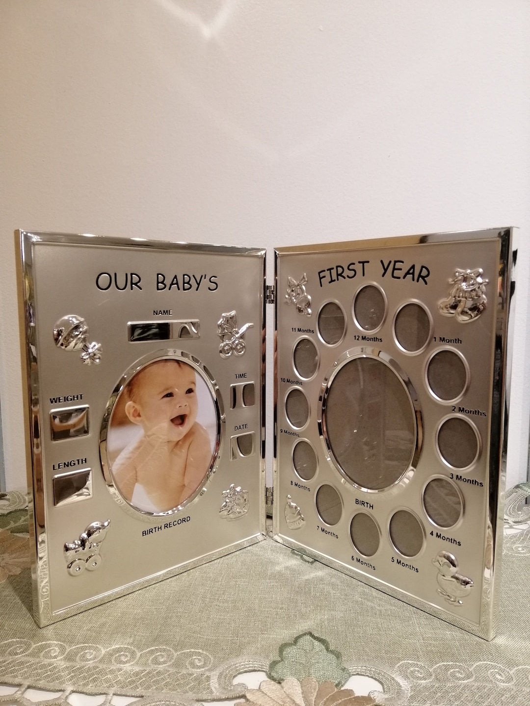 No Extra Duty, Customized Baby 1st Year Collage Frame, Personalized ...