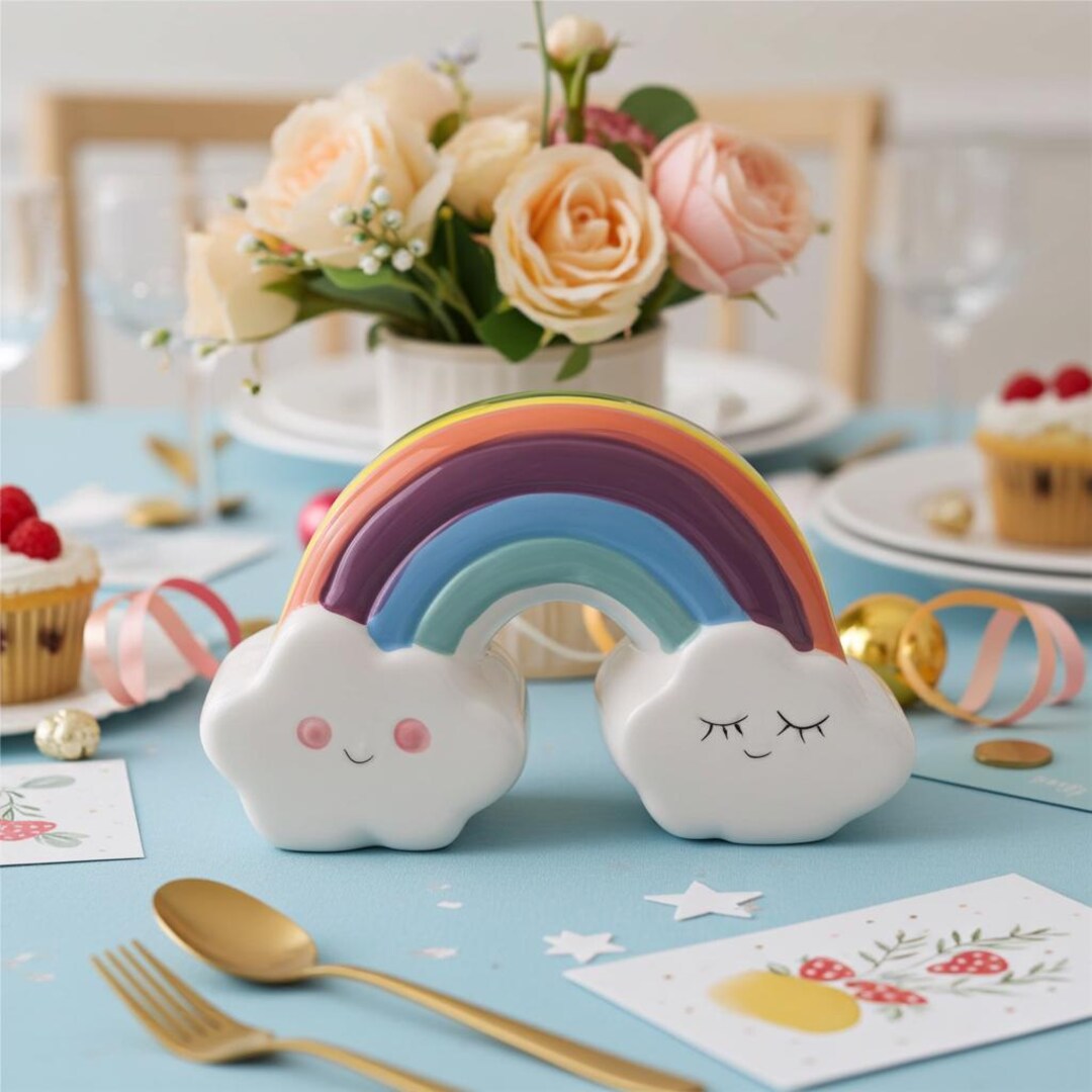 No Extra Duty, Custom Rainbow Piggy Bank, Engraved Ceramics Money Bank ...