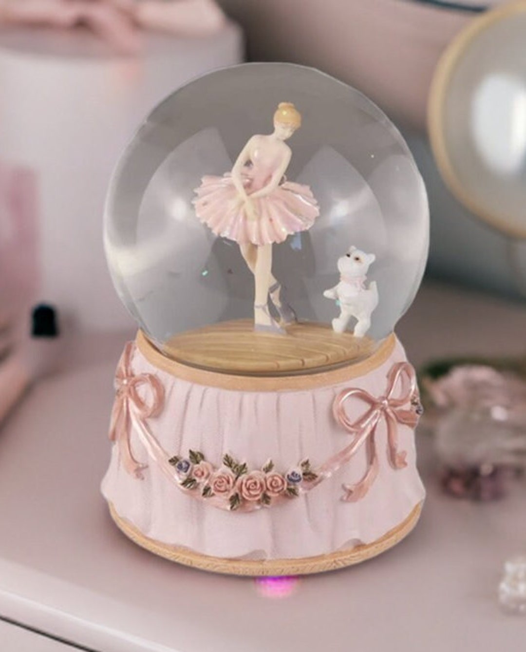 No Extra Duty, Custom Ballerina Snow Globe, Engraved Ballet Music Box ...