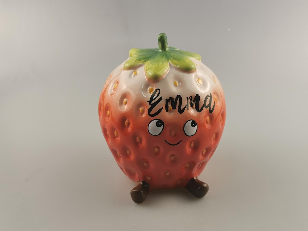 Customized Hand Lettering Money Bank, Personalized Ceramics Coin Bank ...