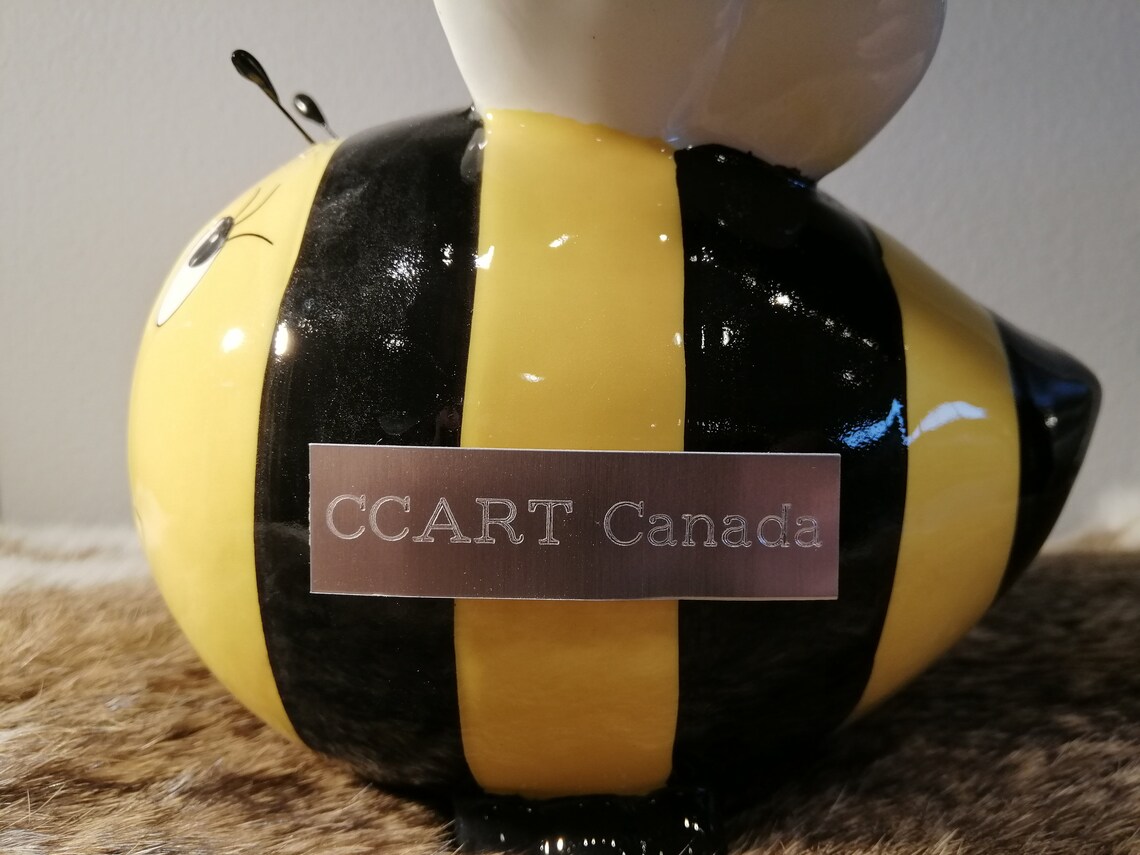 Customized Engraveable Bee Money Bank Ceramics Bee bank | Etsy