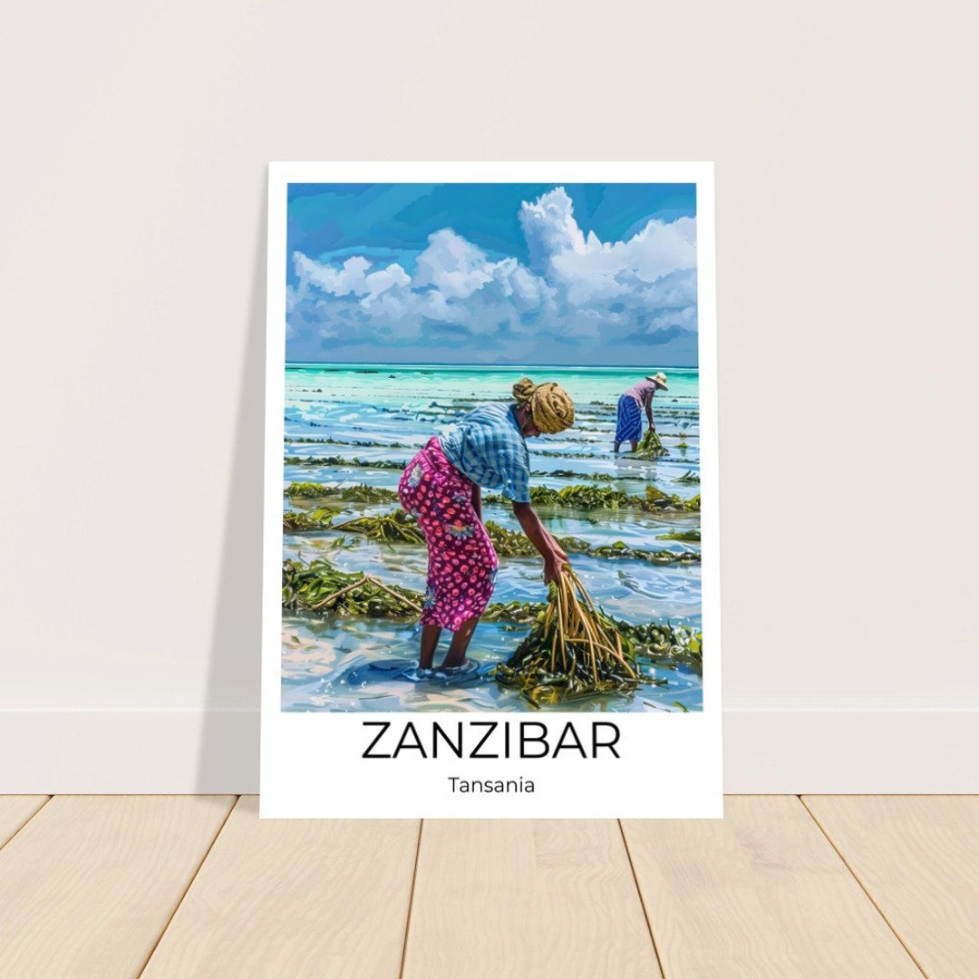 Zanzibar | Travel Poster Zanzibar | Wall Art Africa | Travel Print ...